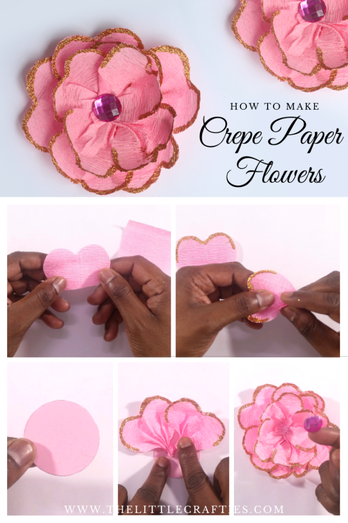 Crepe Paper Flowers DIY - Little Crafties