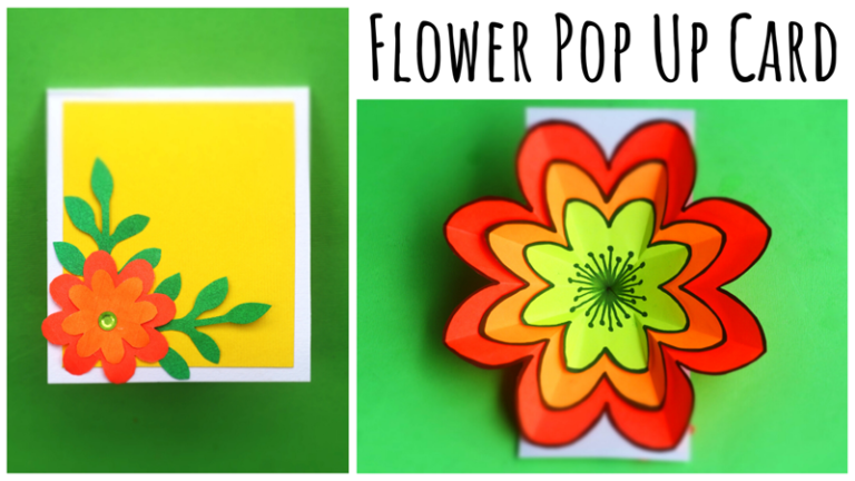 Flower Pop Out Card - Little Crafties