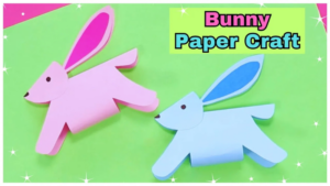Bunny Rabbit Easter Paper Craft - Little Crafties